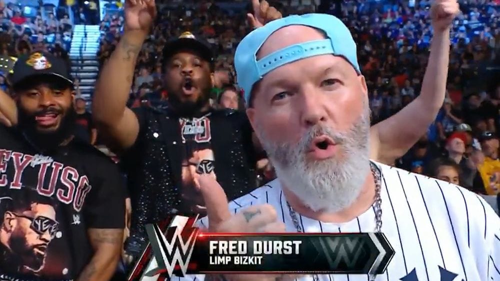 Fred Durst Appears At WWE 'SmackDown!' in Nashville