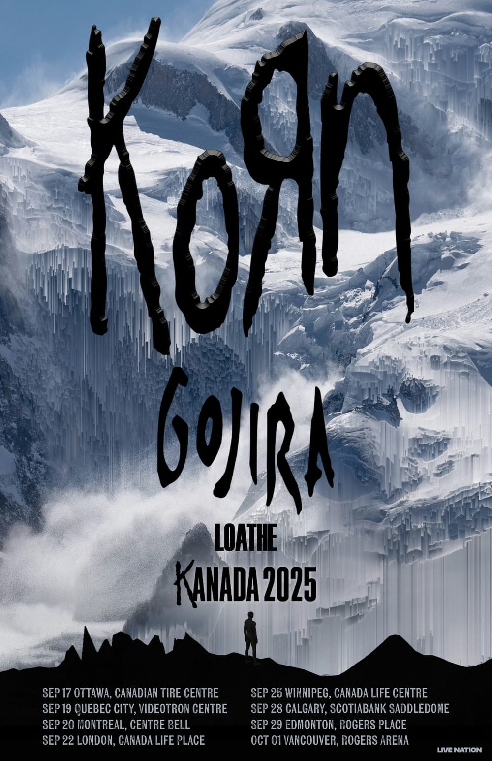 Korn Announce Fall 2025 Canadian Tour with Gojira and Loathe