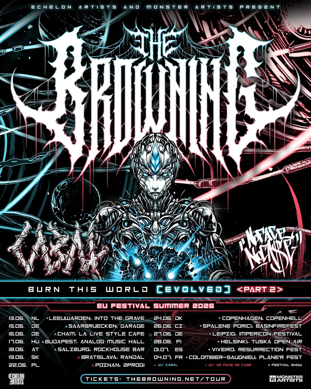 The Browning Announce 'Burn This World [EVOLVED] USA v2' Fall Tour